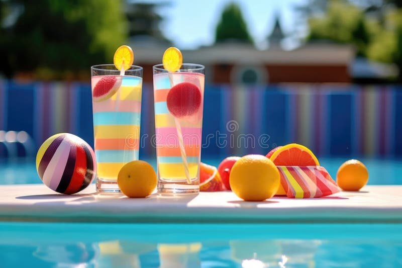Pool Floaties Stock Illustrations – 117 Pool Floaties Stock ...