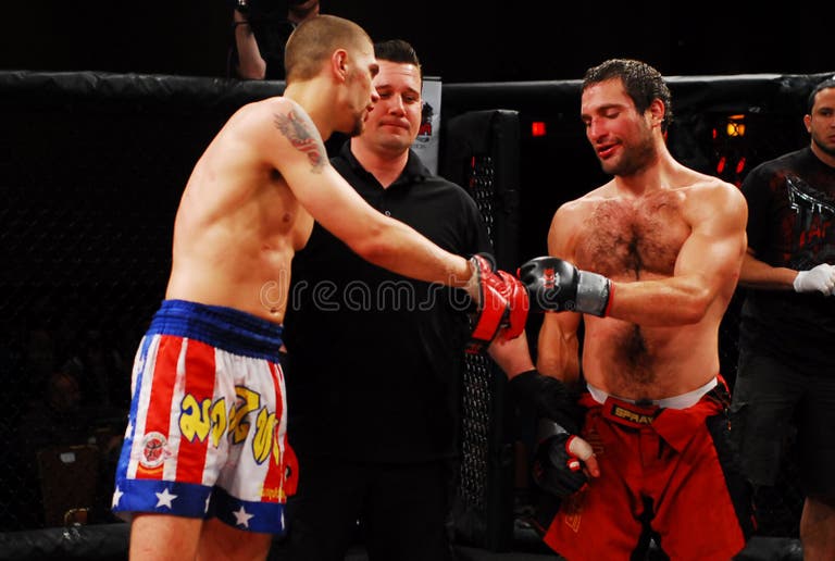 Tom Evans - Dominic Warr MMA Decision. Editorial Stock Photo - Image of ...