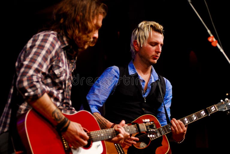 Tom and Mike Gossin of Gloriana Editorial Stock Image - Image of ...