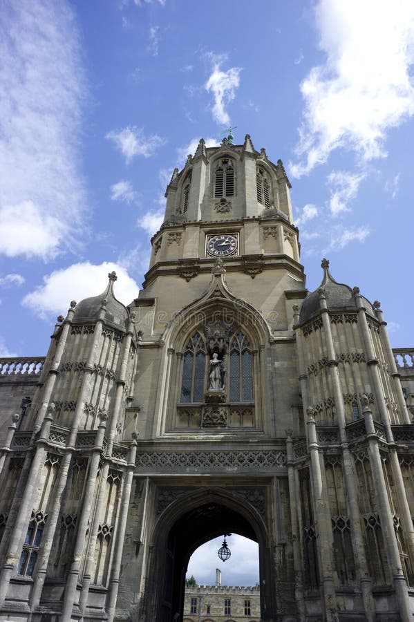 Tom Tower stock photo. Image of kingdom, church, entrance - 20656420