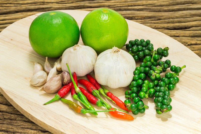 Tom Yam Herbs and Spices Set Stock Image - Image of herb, seasoning ...