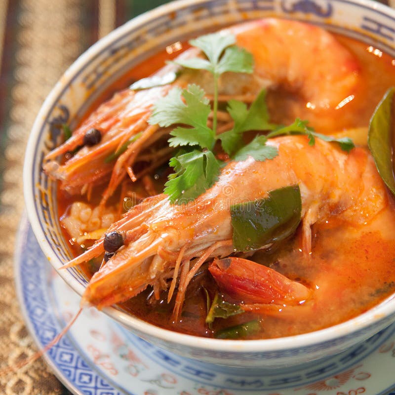 Tom Yam Kung stock photo. Image of lemon, food, white - 36173898