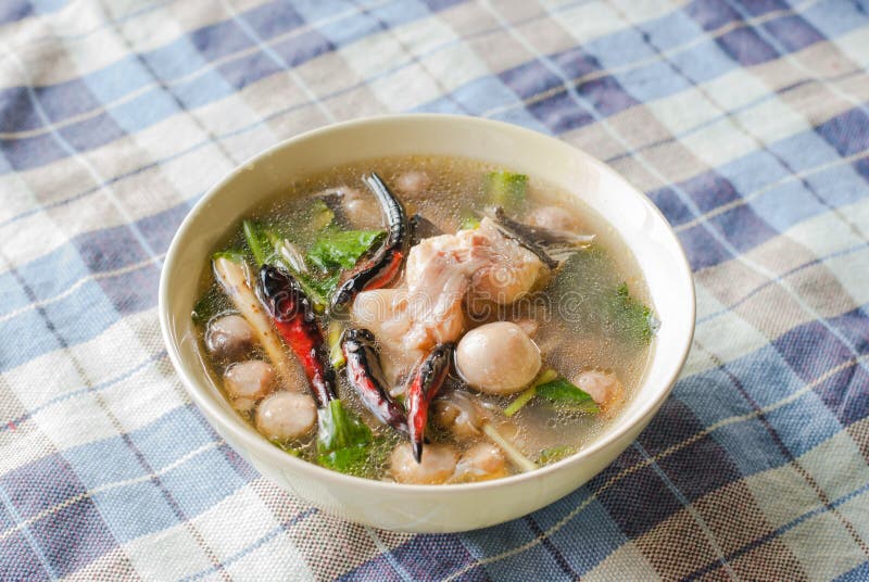 Tom yum soup with fish stock photo. Image of pumpkin - 49339186