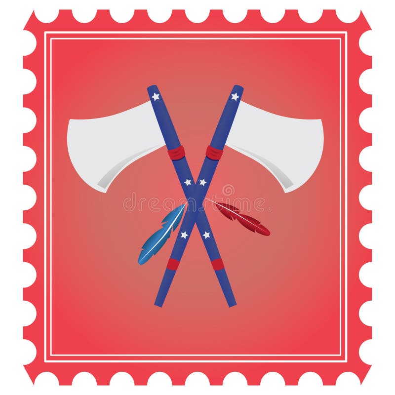Tomahawk. Vector Illustration Decorative Design Stock Vector ...