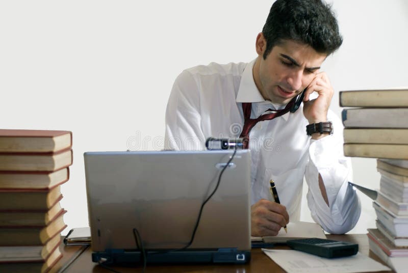 Tomando notas foto de stock. Imagem de olhar, assento - 4693322