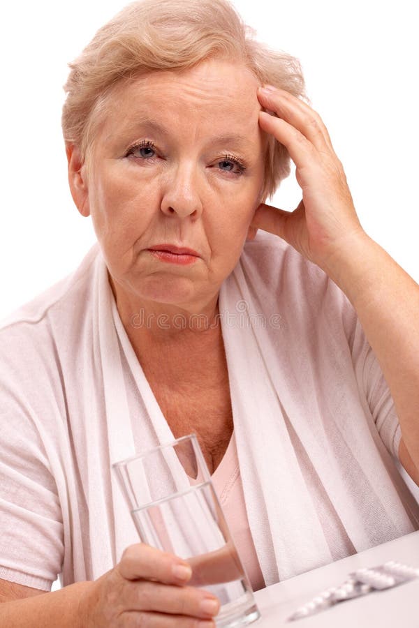 Tomando a Comprimido-garrafa Imagem de Stock - Imagem de vitaminas ...