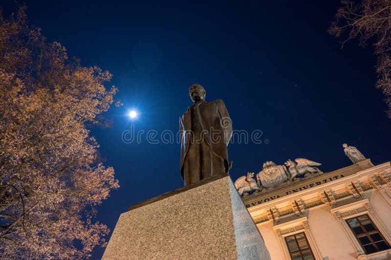Tomas Garrigue Masaryk Statue in Front of the Masaryk University in ...