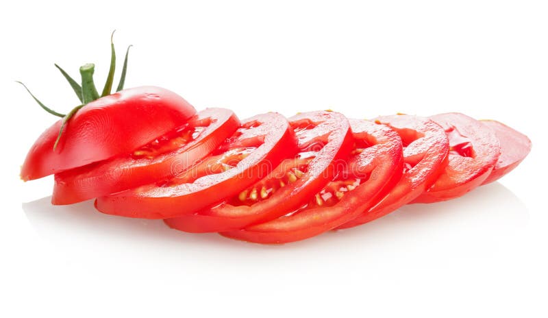 Tomate cortado foto de stock. Imagem de fresco, partes - 53968360