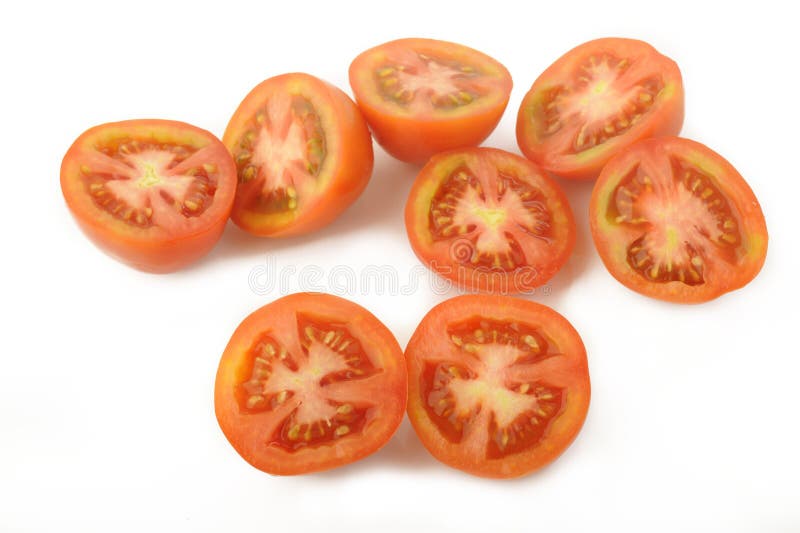 Verdura cortada del tomate imagen de archivo. Imagen de rebanada ...