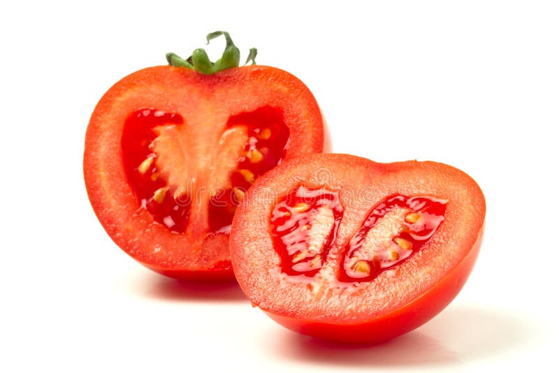 Tomate coupée en tranches image stock. Image of juteux - 18334453