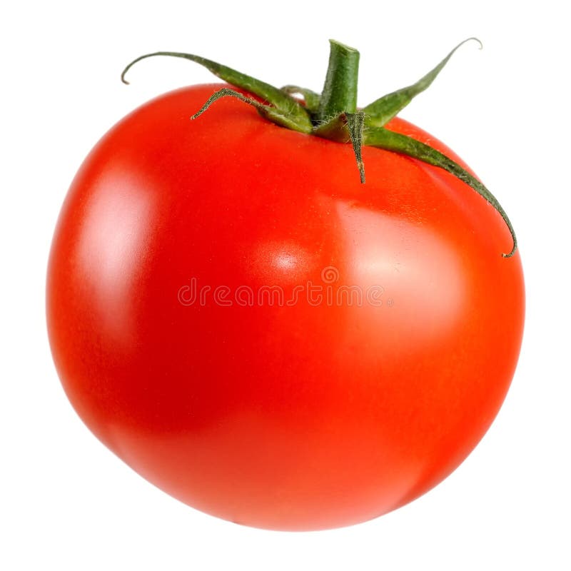 Tomate Rouge D'isolement Sur Le Fond Blanc Photo stock - Image du ...