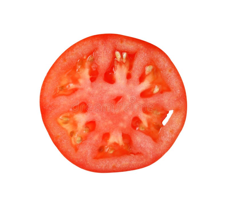 Tomatenscheibe stockfoto. Bild von reif, saftig, bestandteil - 49442246
