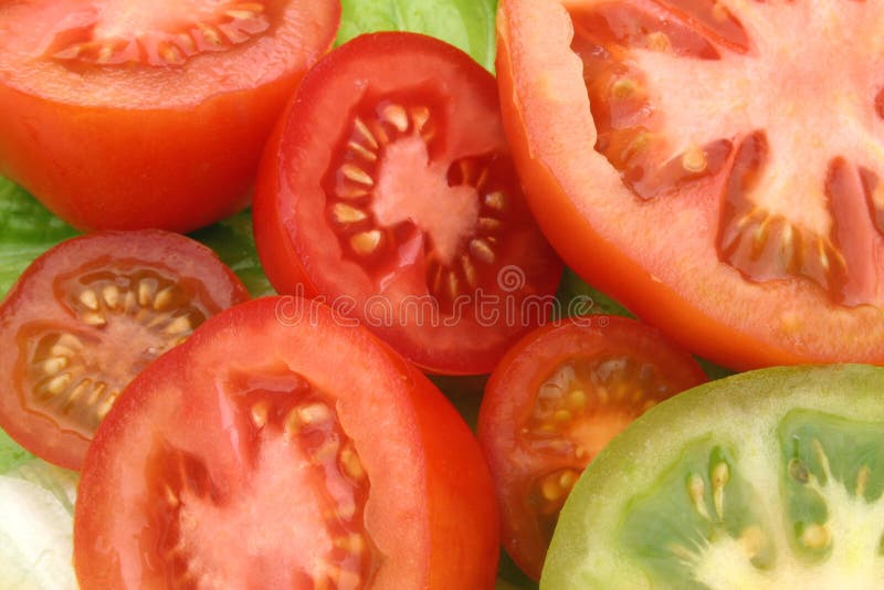 Tomates rebanados foto de archivo. Imagen de rebanados - 17948952