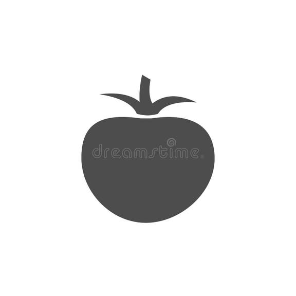 Tomato Illustration Simple Vector Stock Illustration - Illustration of ...