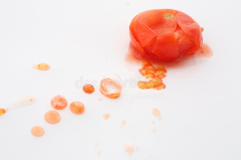 Squashed tomato stock image. Image of destroy, dinner - 16207373