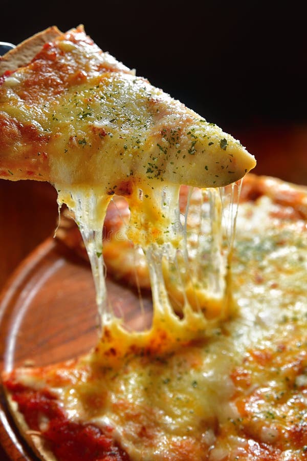 Tomato cheese pizza pie stock image. Image of pork, crispy - 232227233