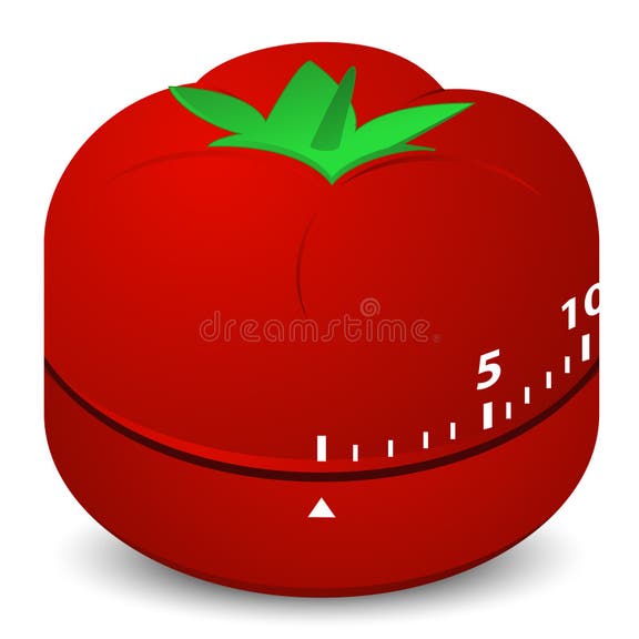 Tomato clock stock vector. Illustration of equipment - 14126375