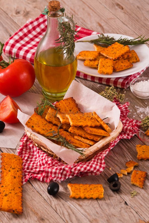 Tomato crackers. stock photo. Image of fresh, cracker - 149832366
