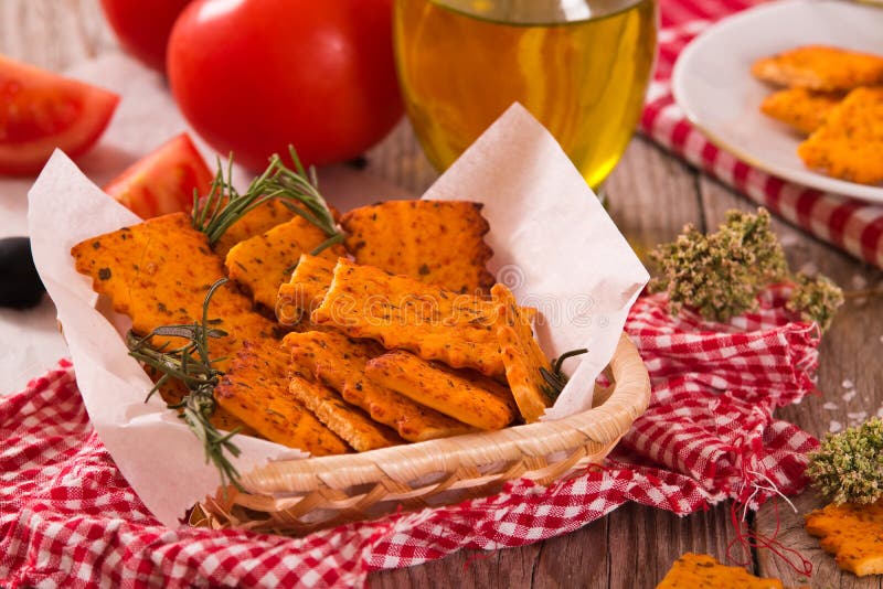 Tomato crackers. stock photo. Image of ingredient, healthy - 149833226
