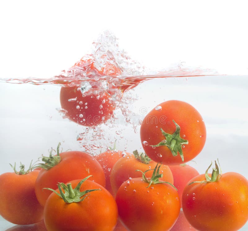 Tomato stock photo. Image of wave, clean, wash, water - 71446818