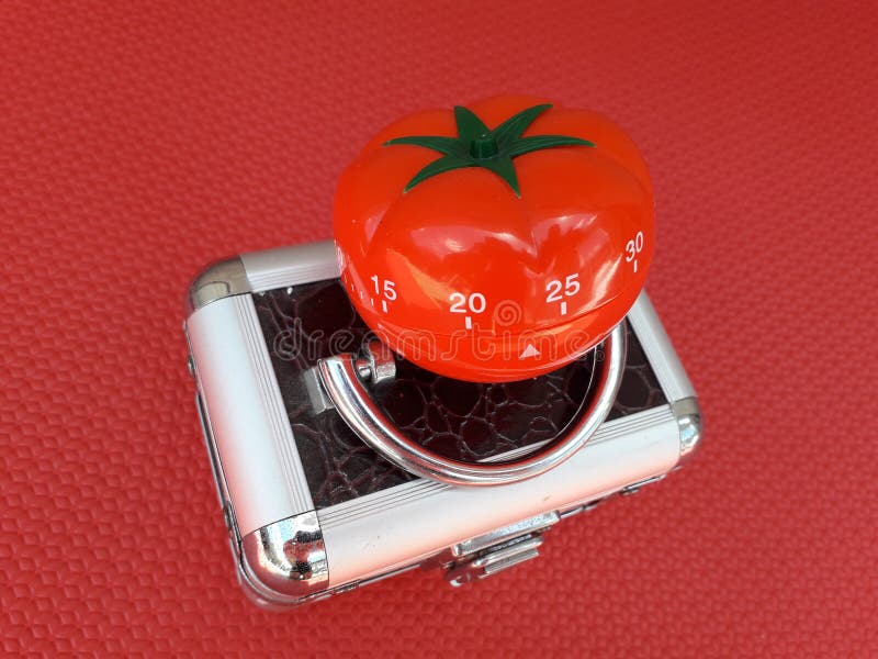 Pomodoro Timer - Mechanical Tomato Shaped Kitchen Timer for Cooking or ...