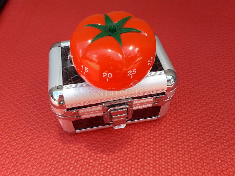 Pomodoro Timer - Mechanical Tomato Shaped Kitchen Timer for Cooking or ...