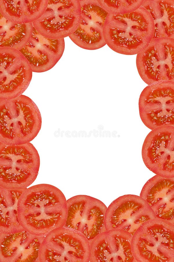 Tomato frame stock image. Image of frame, colorful, diet - 12832087