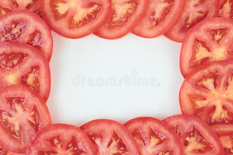 Tomato frame. stock photo. Image of gourmet, snack, group - 59121286