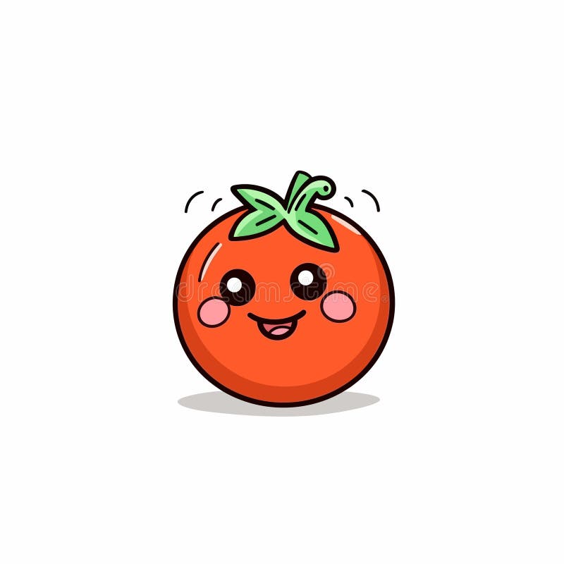 Tomato Hand-drawn Illustration. Tomato. Vector Doodle Style Cartoon ...
