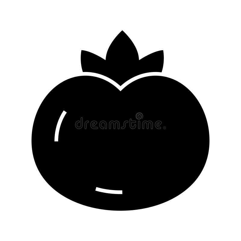 Tomato Sign Line Icon Concept. Tomato Sign Flat Vector Symbol, Sign ...