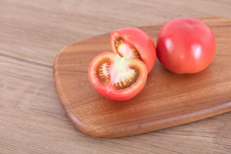 Tomato Ingredients on Chopping Board Stock Photo - Image of ingredients ...