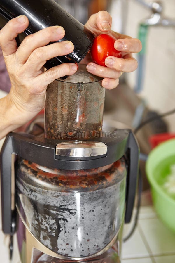 Tomato Juicer stock photo. Image of cuisine, drink, kitchen - 52208566