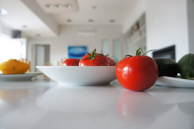 Tomato in the kitchen stock image. Image of lifestyle - 32093181