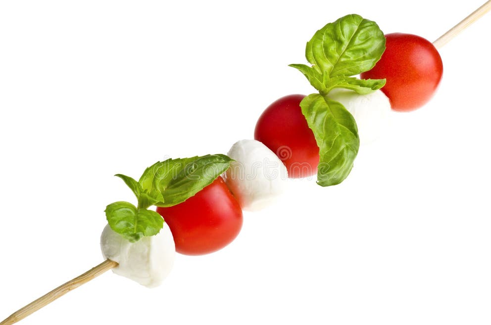 Tomato and Little Mozzarella Stock Image - Image of cheese, italian ...