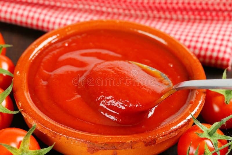Tomato passata stock image. Image of food, passata, ketchup - 33351239