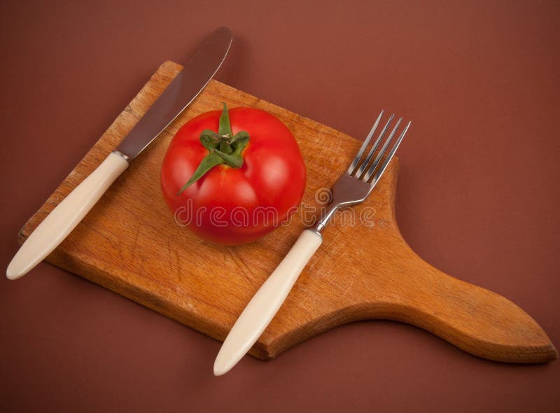 Tomato on plate stock image. Image of gourmet, drops - 20125697