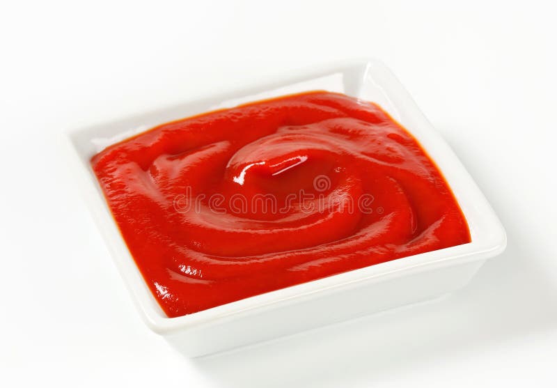 Tomato puree stock photo. Image of organic, bowl, smooth - 42113608