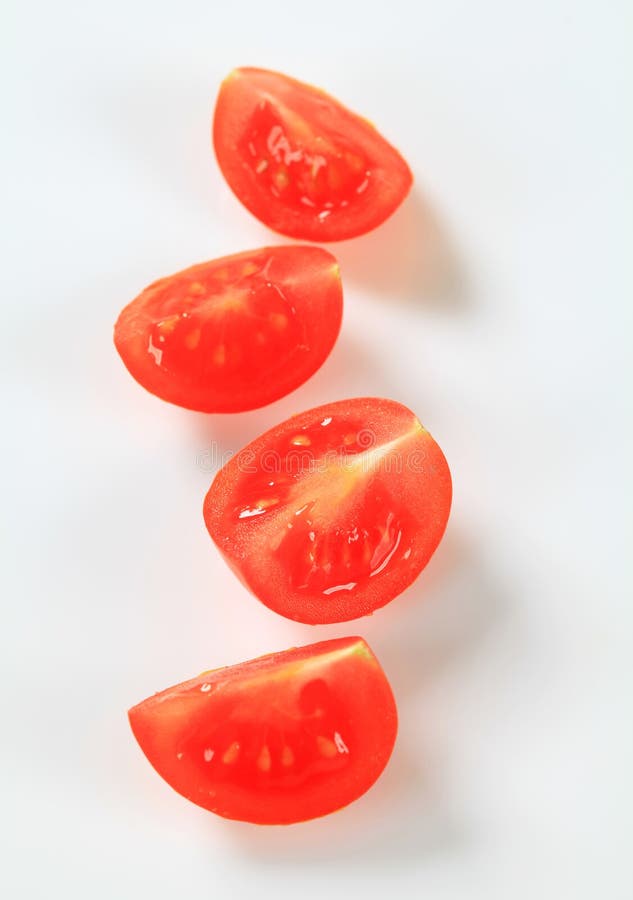 Tomato quarters stock photo. Image of quarters, food - 55135166