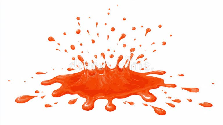 Tomato Sauce Splatter Minimal on White Stock Photo - Image of condiment ...