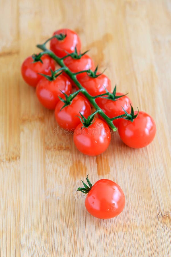 Tomato on a Stick, Traditional Street Food in Harbin, China Stock Photo ...