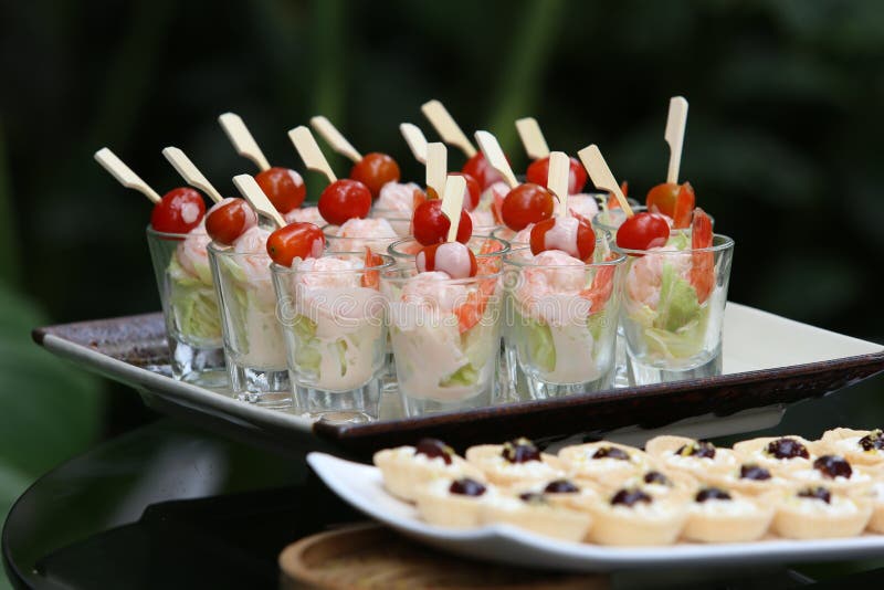 Tomato Shrimp Cocktail stock image. Image of lemon, drinks - 48682077