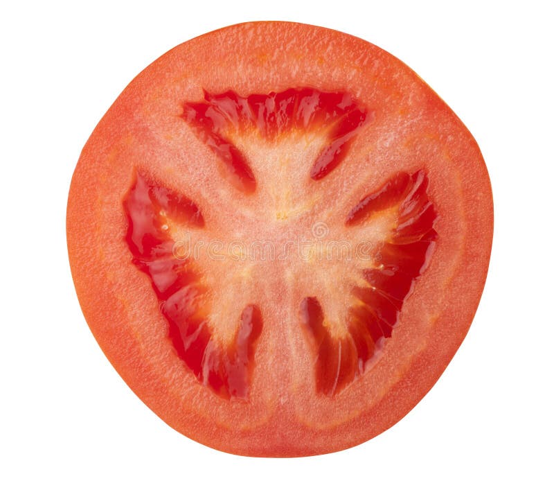 Tomato slice stock photo. Image of vitamin, ripe, closeup - 28171404