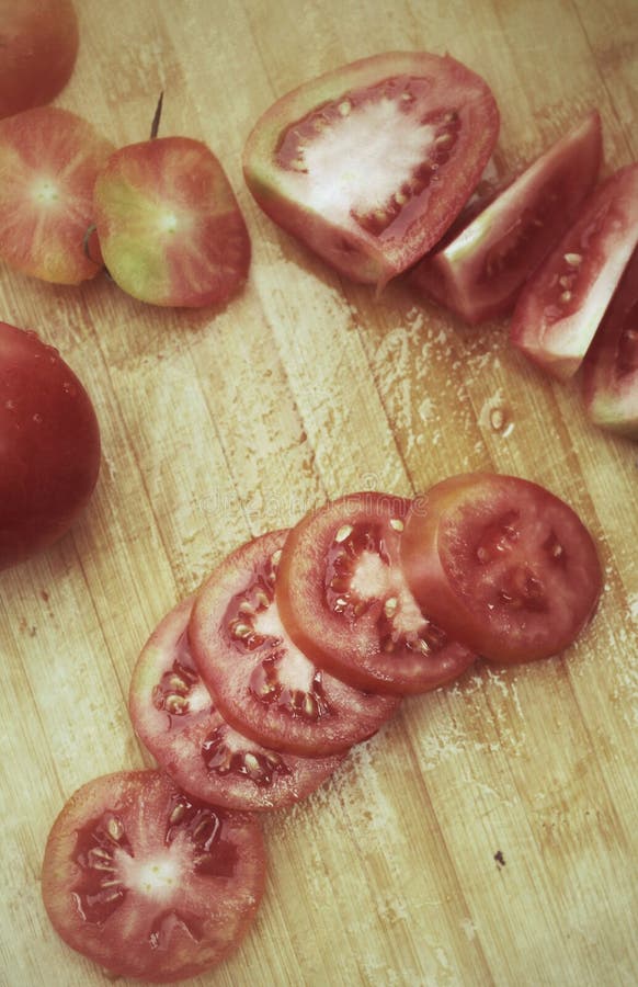 Tomato slice stock photo. Image of chop, vegetable, healthy - 37349110