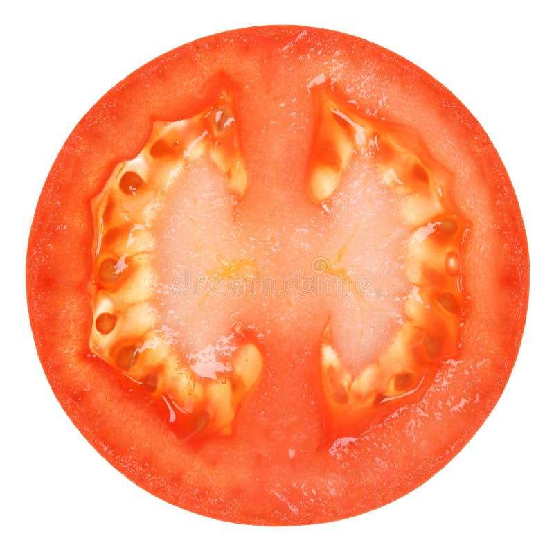 Tomato slice isolated stock photo. Image of food, healthy - 24331924