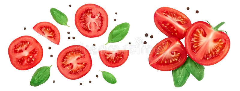 748 Tomato Leaf Isolated White Background Clipping Path Full Depth ...