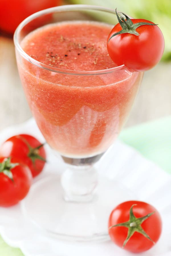 Tomato smoothie stock photo. Image of vegetable, detoxification - 31124996