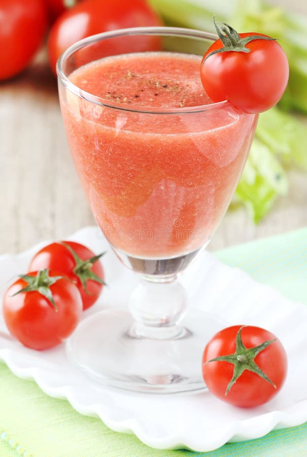 Tomato smoothie stock image. Image of cherry, detox, ripe - 31124999