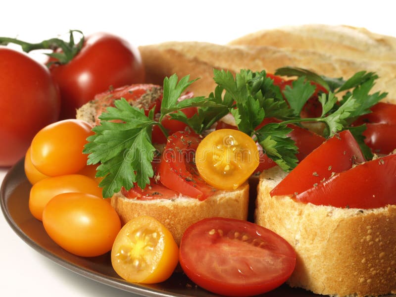Tomato snack stock image. Image of tomato, appetizing - 25733873