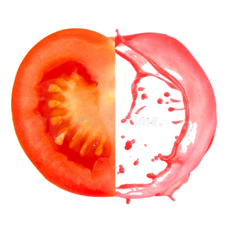 Tomato splash stock photo. Image of juice, isolated, motion - 42948100
