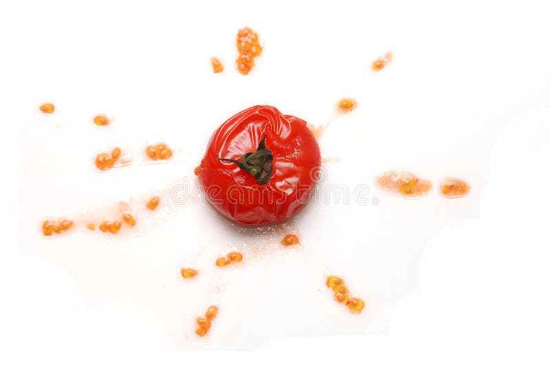 Tomato Splattered stock photo. Image of vegetable, fruit - 14381656